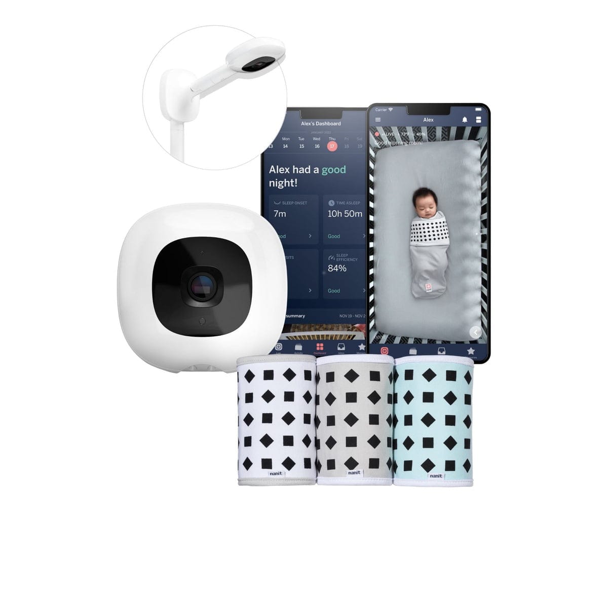 Nanit Pro Camera Wall Mount + Breathing Bands - Ships from Ontario – Jump! The BABY Store