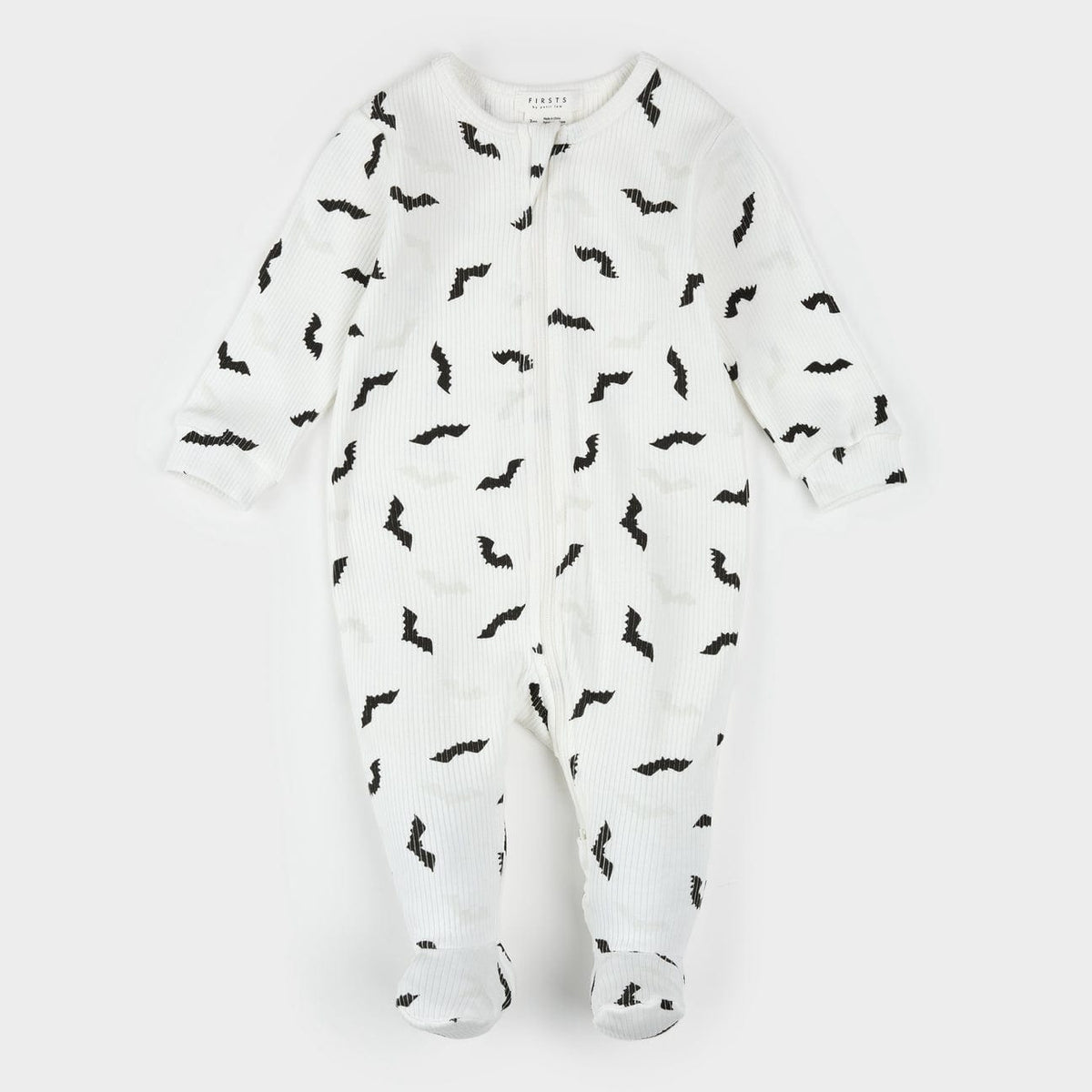 Petit Lem Bats Glow Print on Off-White Sleeper – Jump! The BABY Store