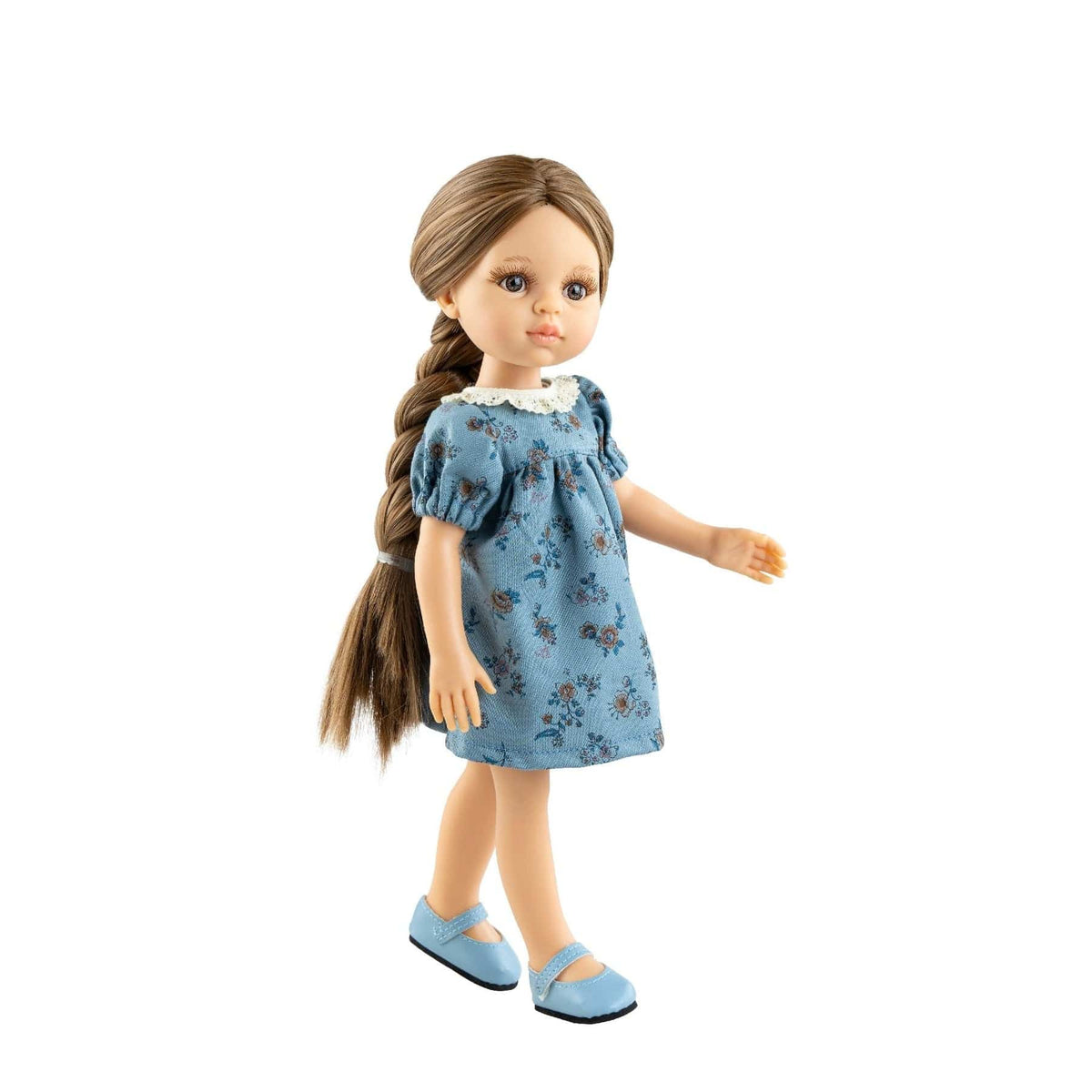Paola Reina - Las Amigas Doll - Laurie with Blue Dress, White Ruff and ...