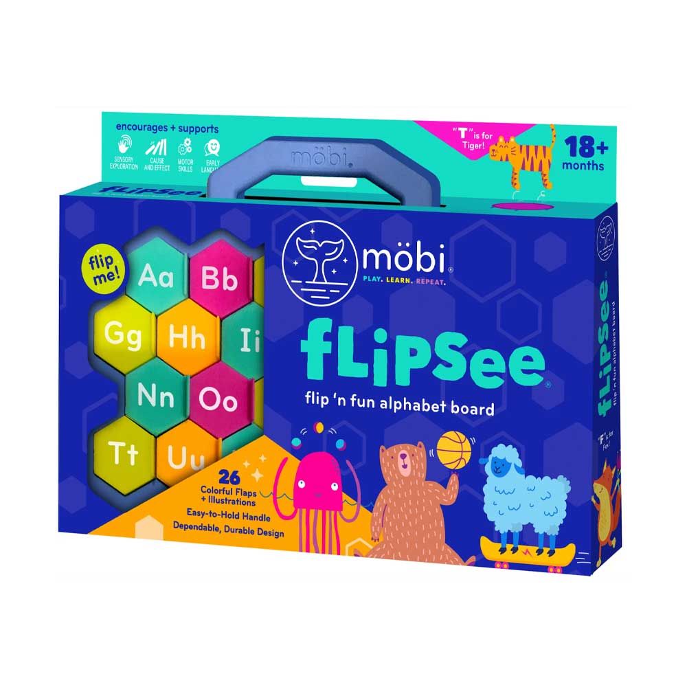 Mobi Flipsee Alphabet Board - Ships from Ontario – Jump! The BABY Store