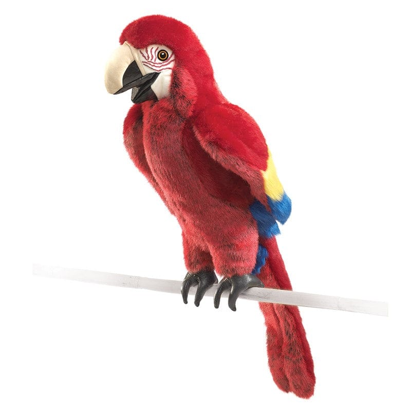 Folkmanis Scarlet Macaw Hand Puppet - Ships from Ontario – Jump! The ...