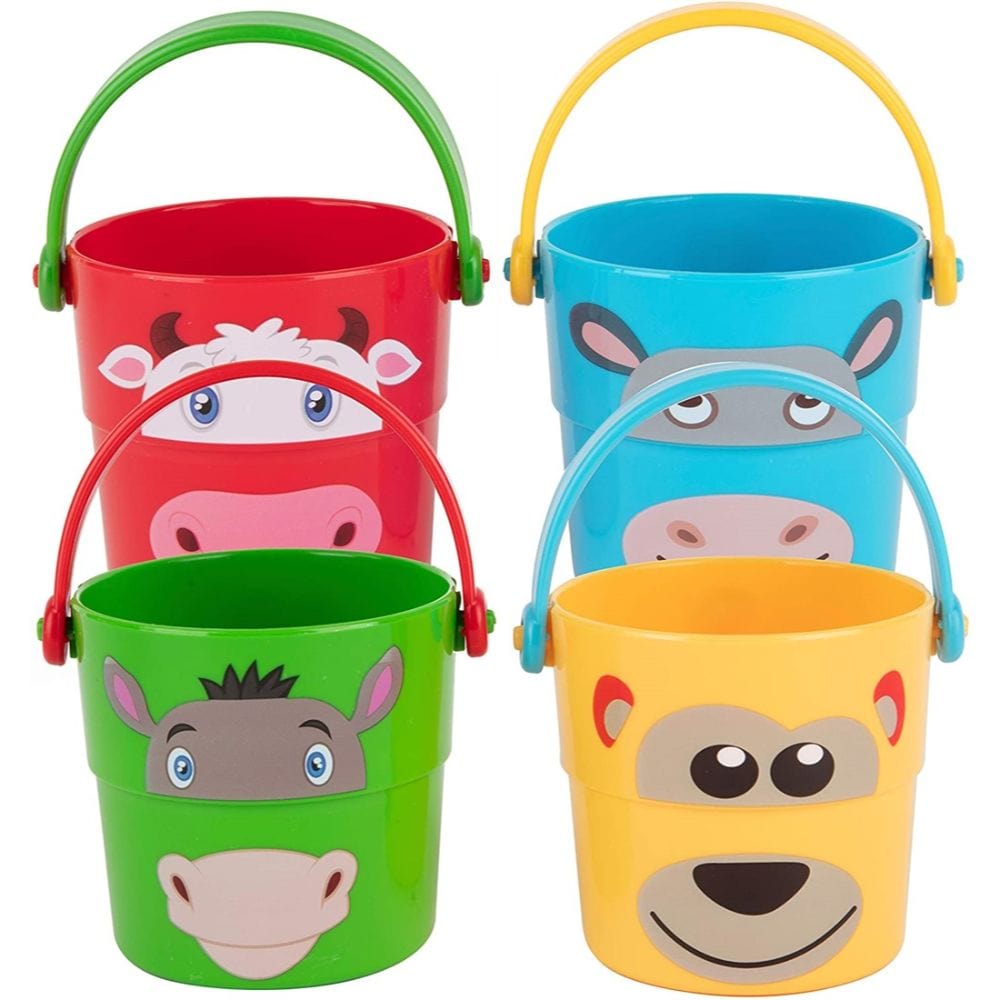 Edushape Funny Face Stacker Buckets 4 Pack - Ships from Ontario – Jump ...