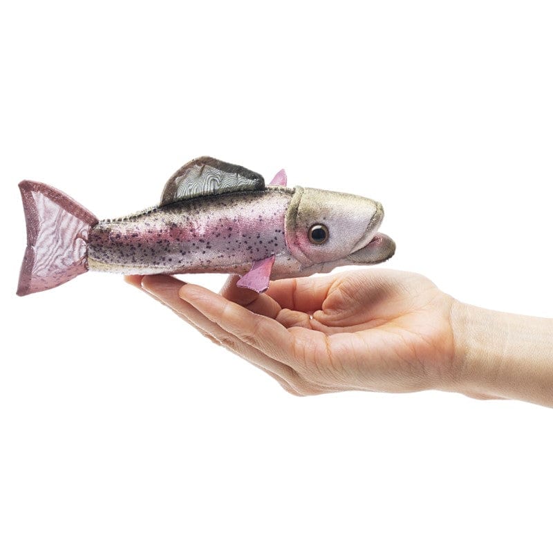 Folkmanis Mini Rainbow Trout Finger Puppet - Ships from Ontario – Jump ...