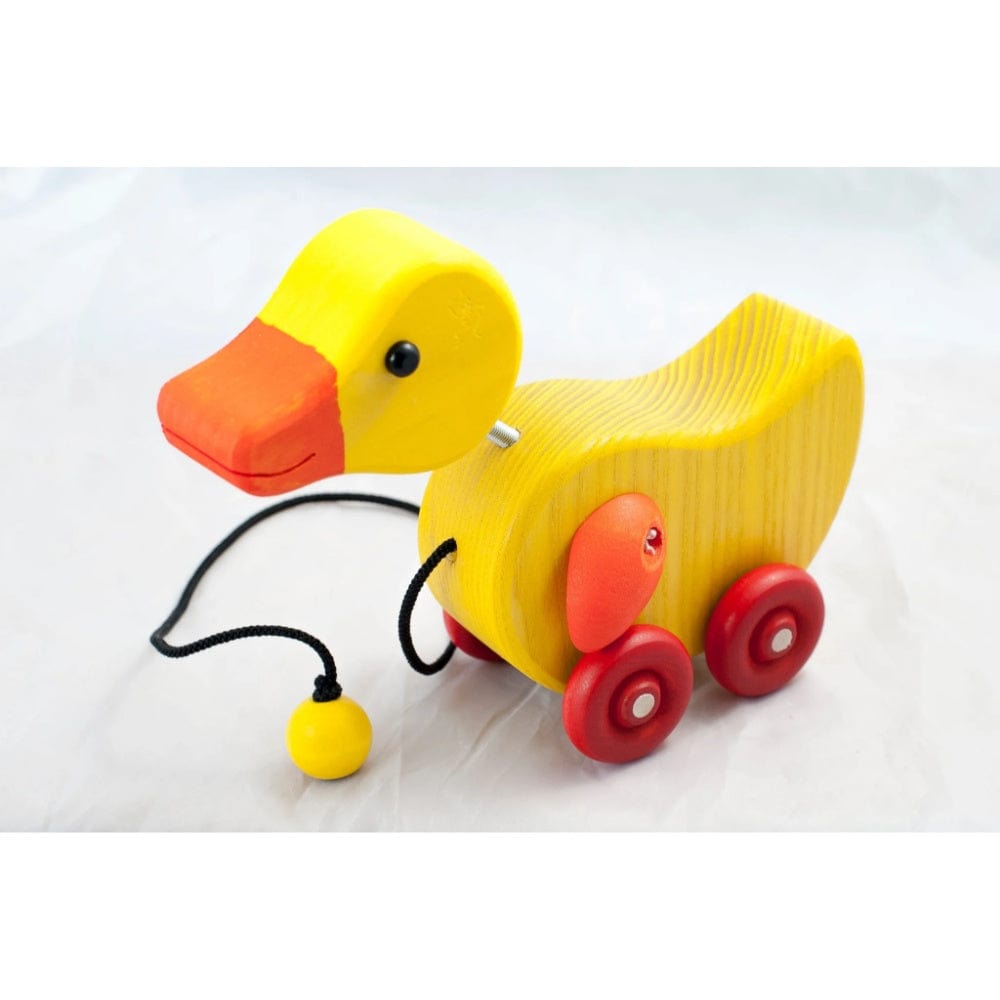 Woodcha Wooden Duck Pull Toy - Yellow - Ships from Ontario – Jump! The ...