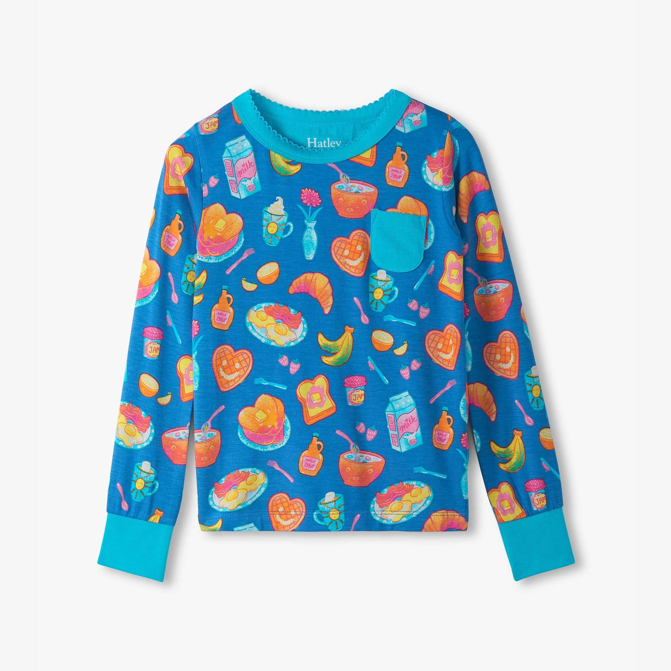 Hatley Girls Breakfast Bamboo Pajama Set - Ships from Ontario – Jump ...