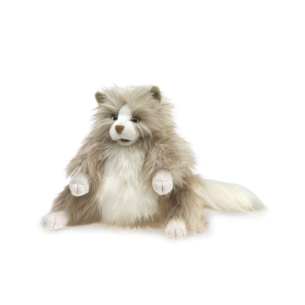 Folkmanis Hand Puppet - Fluffy Cat - Ships from Ontario – Jump! The ...