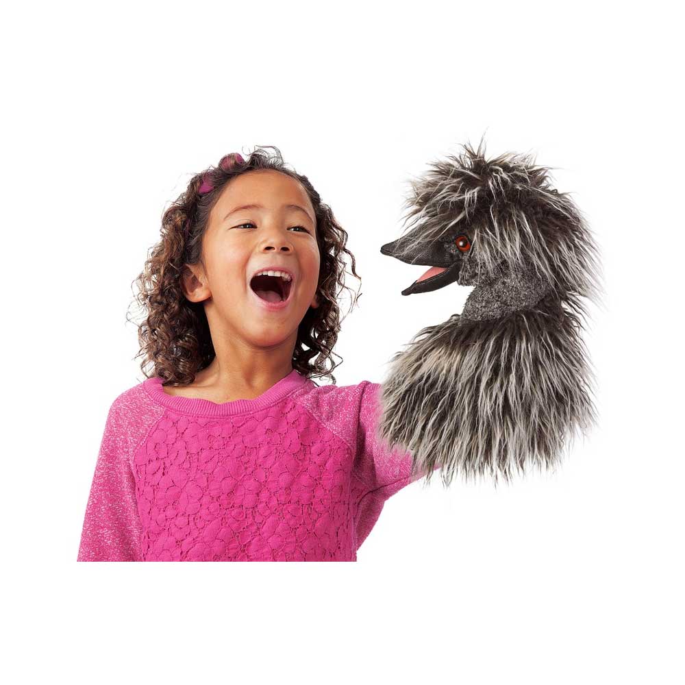 Folkmanis Stage Puppet - Emu - Ships from Ontario – Jump! The BABY Store